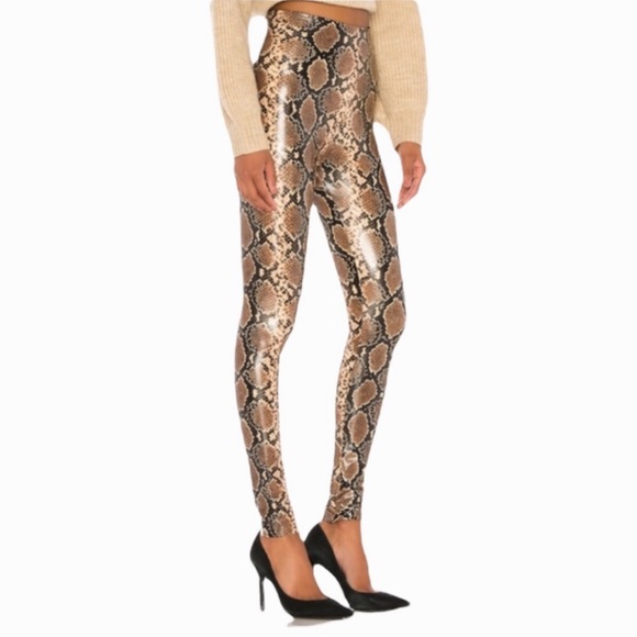 Commando | Pants & Jumpsuits | Commando Faux Leather Snake Print ...